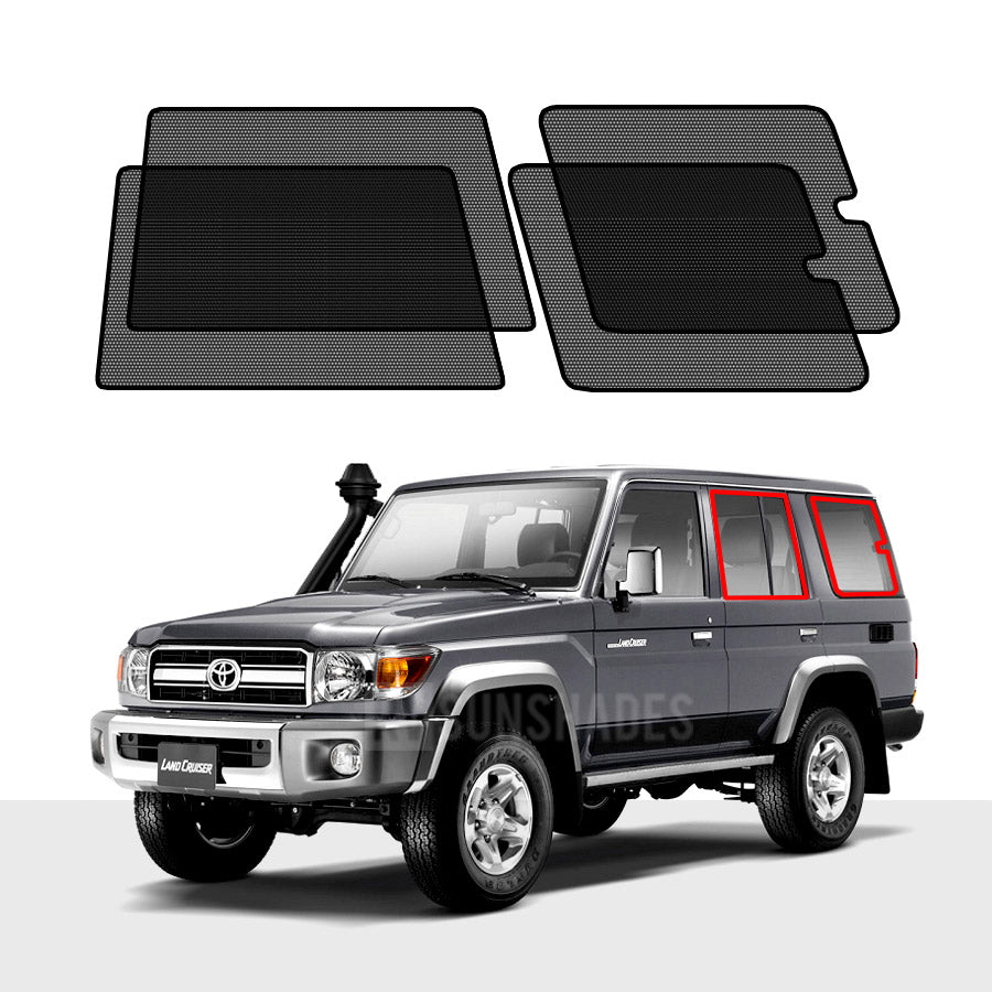 TOYOTA Land Cruiser 76 Series Sun Shade [Set of 4] – iNSANE.SALE