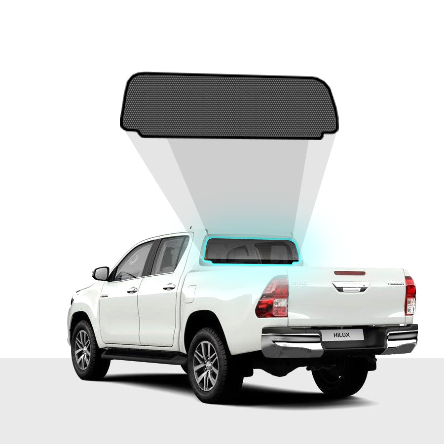 TOYOTA Hilux Sun Shades Dual Cab 2016-2022 [Rear Windscreen] – INSANE.SALE