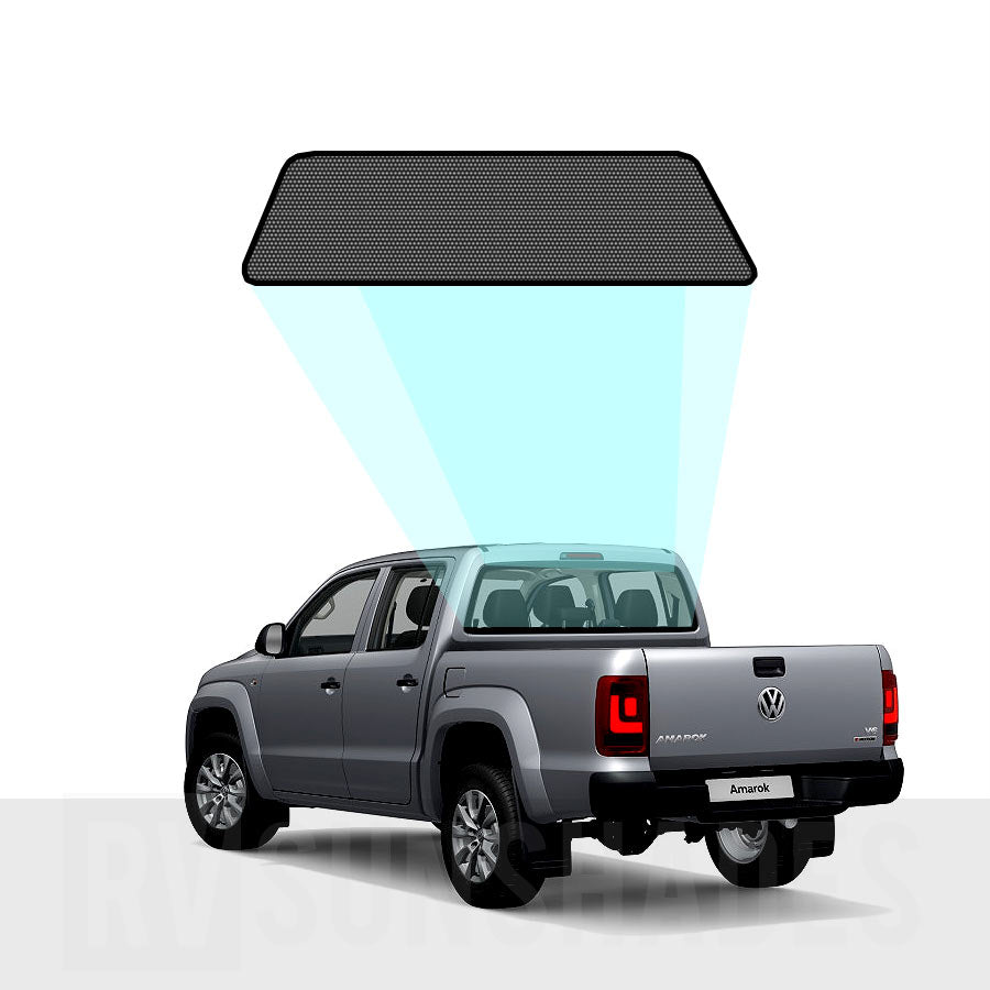 VW Amarok Sun Shade 1st Gen 2010-2021 Dual Cab [Rear Windshield ...